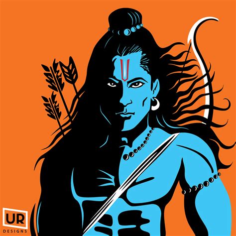 Shri Ram Digital Vector Illustration Artwork By Umesh On Behance