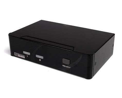 2 Port Dvi Usb Kvm Switch With Audio And Usb 2 0 Hub Sv231dviua Ccl