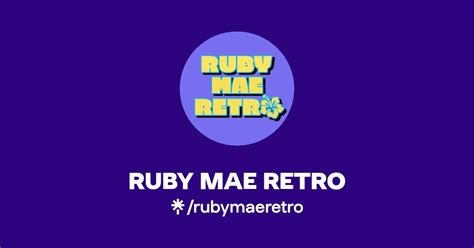 Ruby Mae Retro Instagram Tiktok Linktree