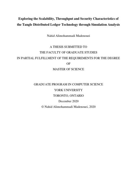 Exploring The Scalability Throughput And Security Characteristics Of