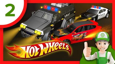 Мультики про машинки Мультик где Винтик на Хот Вилс C полицейскими