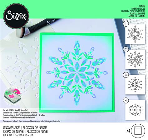 Sizzix Snowflake Layered Stencils