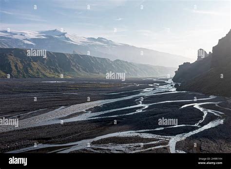 Eyjafjallajoekull Glacier Aerial View Panorama Mountains And Glacier