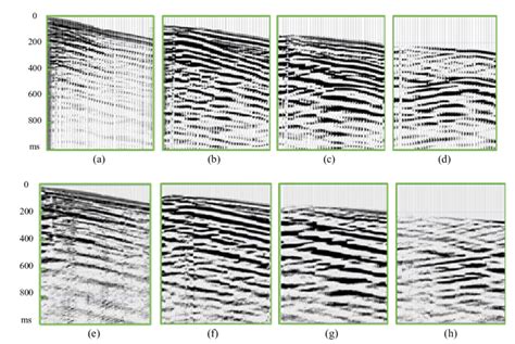 Shot Point Data Of Geophone Array At Offsets Of A 100 M B 305 M Download Scientific