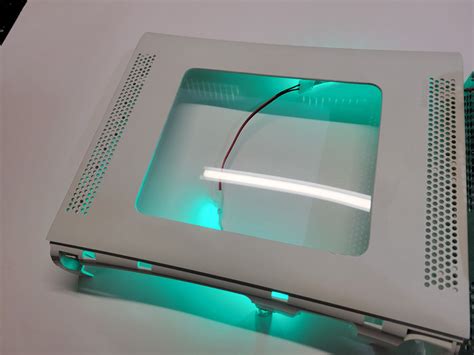 Custom Made Xbox 360 Fat Phat Case Mod Kit Shell Housing With Led Kit Ebay