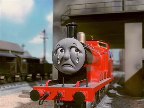 James The Red Engine Crying By Up844tf22 Production On Deviantart