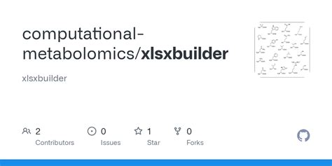 Github Computational Metabolomicsxlsxbuilder Xlsxbuilder