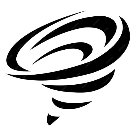Premium Vector Tornado Icon Logo Vector Design Template