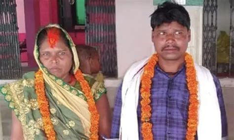 50 Year Old Grandmother Marries 30 Year Old Grandson At Temple Leaves
