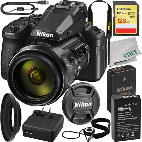 Nikon Coolpix P950 Camera With 128gb Sdxc Card Replacement Battery And More 11pc Accessory