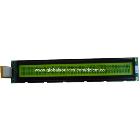 Buy Wholesale China Dot Matrix Lcd Module With Yellow Green Led Backlight Stn Y G Lcd