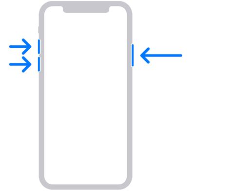 an animation of an iphone with arrows pointing to the volume up button