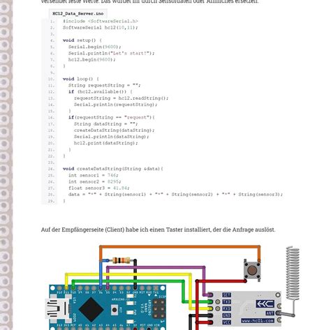Kommunikation Datenaustausch Zwischen Zwei Hc12 Funkmodulen Page 2 Deutsch Arduino Forum