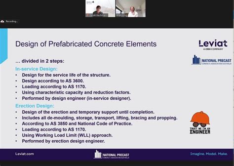 Sarah Bachmann On Linkedin Precastconcrete Webinar Saferigging Liftingdesign