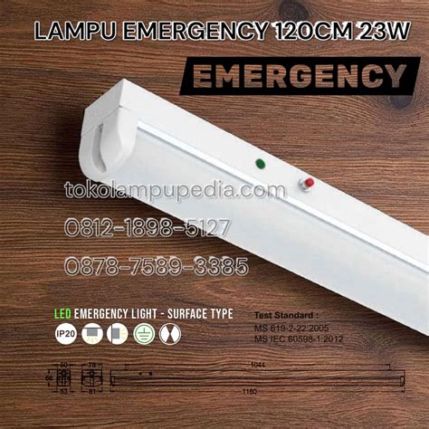 Lampu Emergency Cm Led X W Toko Lampupedia