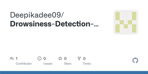 Github Deepikadee Drowsiness Detection With Facial Recognition