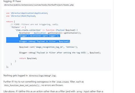 Php Directus Example Hook For Creating Or Update An Item In Another Collection Stack Overflow