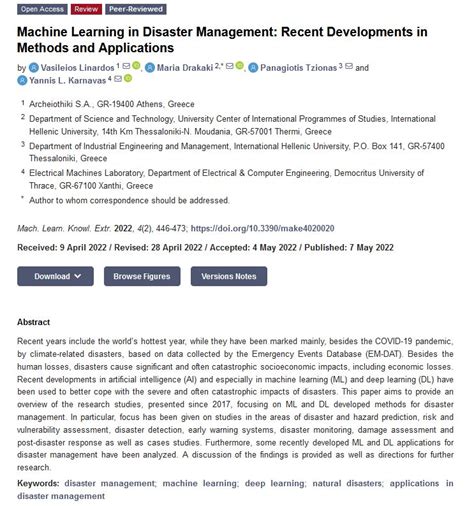 Jones Zhang On Linkedin Machinelearning Disastermanagement Views Citations