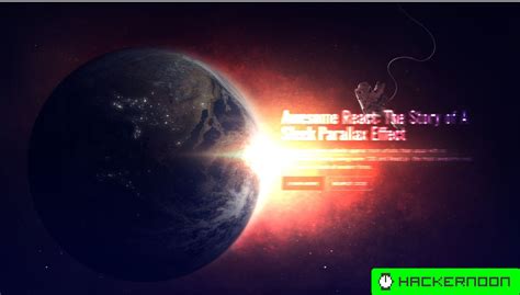 Awesome React How I Created A Sleek Parallax Effect Hackernoon