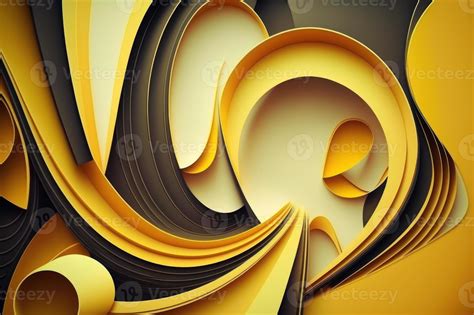 Abstract Yellow Tone Liquid Fluid Effect Background 20217923 Stock