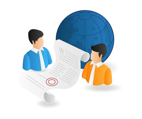 Carta De Acuerdo Comercial Internacional 12444673 Vector En Vecteezy