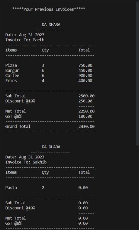 Github The Parth Choudharyinvoice Generator