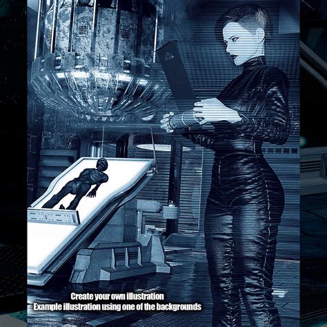 Background Science Laboratory D Graphics Fsascreen