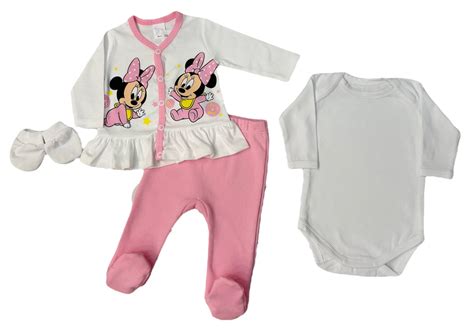 Комплект за изписване на бебе момиченце от 4 части Онлайн магазин