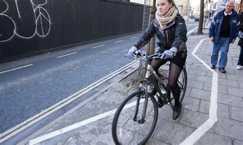 Wonky Lines Zig Zag Around Trees On Bristol Pavement Daily Mail Online