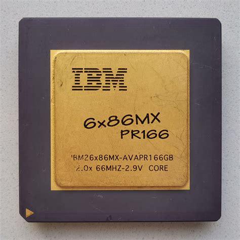 Ibm 6x86mx Processor 在线cpu博物馆 微处理器博物馆 Honuxs Cpu Museum
