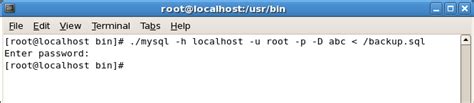 Restauração De Banco De Dados Mysql A Partir De Um Arquivo De Backup Ajuda Inetweb Base De