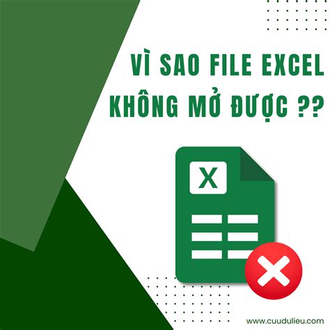 Cách Sửa Lỗi File Excel Không Mở Được Trên Mọi Thiết Bị Năm 2025