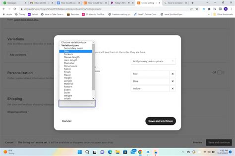 How To Add Variations To Your Etsy Listings Sale Samurai Etsy SEO Analytics Keyword Search