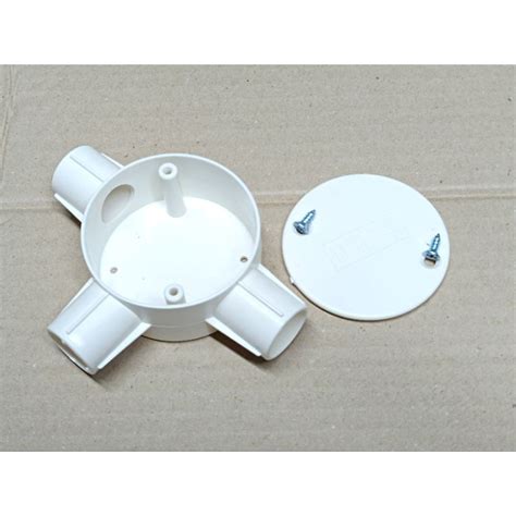 Jual T Dus Putih Pipa Listrik 20mm T Dus Cabang 3 Pipa 20 Mm Shopee