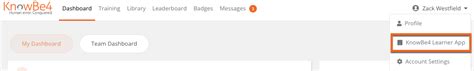 Learner Support Knowbe4 Learner App Knowledge Base