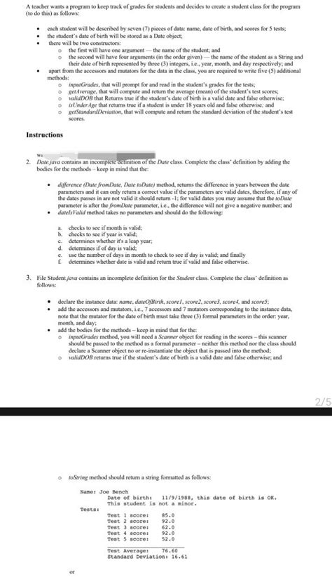 Solved Java Programming Please Note That Although There