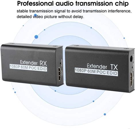 NÖrdic Hdmi Cat6 Extension 60m 1080p 60hz Hd Edid Funksjon Hdmi Extens