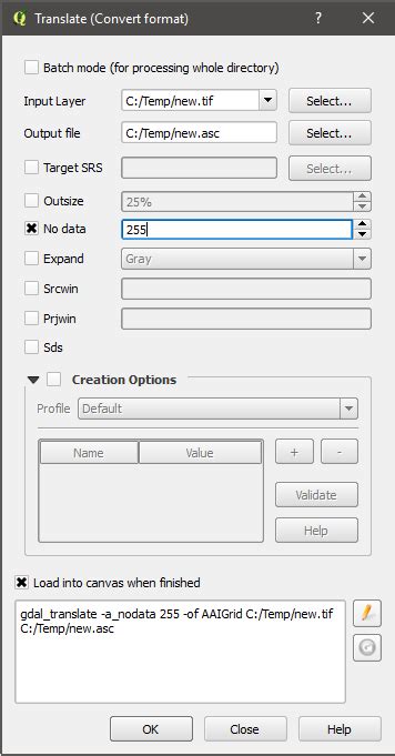 Image Using Qgis To Turn A Png Into Ascii Geographic Information
