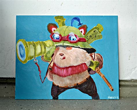 Captain Teemo On Duty By Miiuh On Deviantart