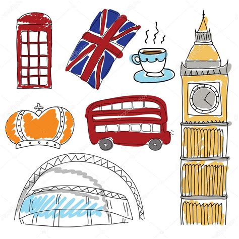 Vector Symbols Of United Kingdom — Stock Vector © Sunsinger 45230377