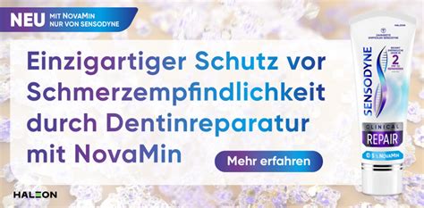 Sensodyne Clinical Repair Dentinreparatur Mit Novamin Zwp Online Das Nachrichtenportal Für