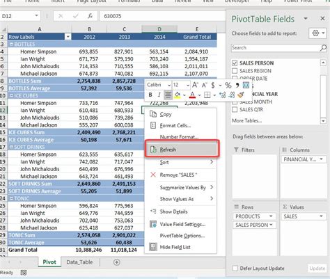 show multiple grand totals myexcelonline