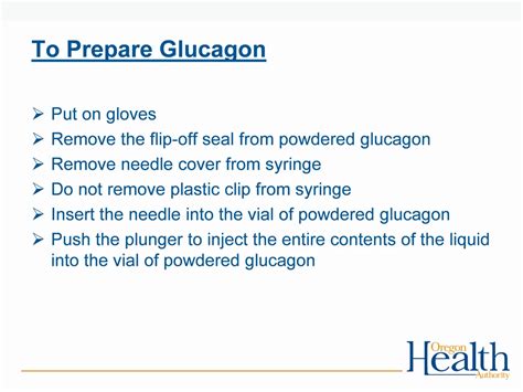 Ppt Emergency Glucagon Administration Training Protocol Powerpoint Presentation Id 13531281