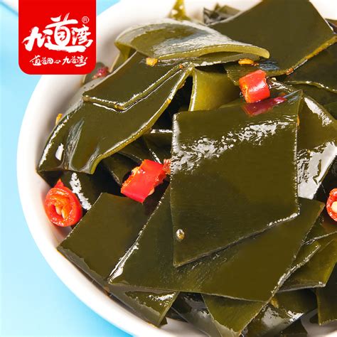 九道湾海带片小零食香辣海味开袋即食脆嫩麻辣小包装休闲卤味小吃虎窝淘