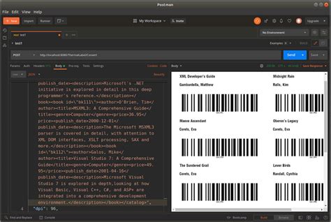 Thermallabel Web Api For Docker Generates Advanced Barcode Labels Supporting Data Merging