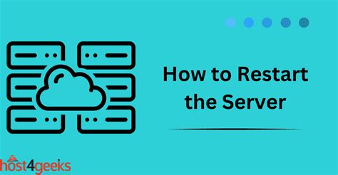 How To Restart The Server