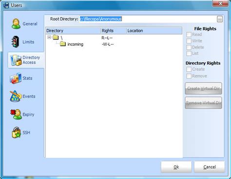 FileCOPA FTP Server Screenshots FileCOPA FTP Server Screenshots
