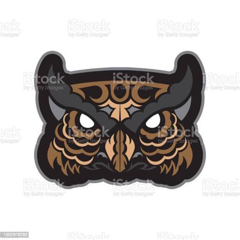 보호 스타일 올빼미 얼굴 패턴 좋은 커버 직물 엽서 및 인쇄 벡터 그림입니다 귀여운에 대한 스톡 벡터 아트 및 기타 이미지 귀여운 그리기 깃털 Istock