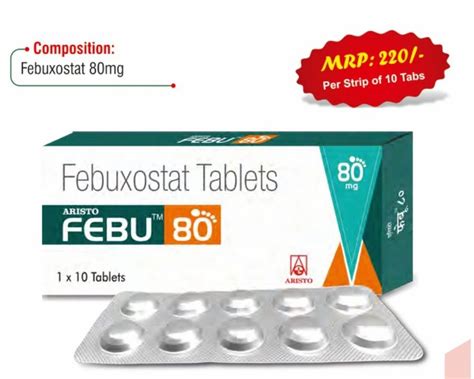 Febu 80 Tablet 80mg At ₹ 220 Box In Kanpur Id 2855425421155