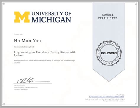 Python Programming Pythonforbeginners Coursera Ho Man Yau
